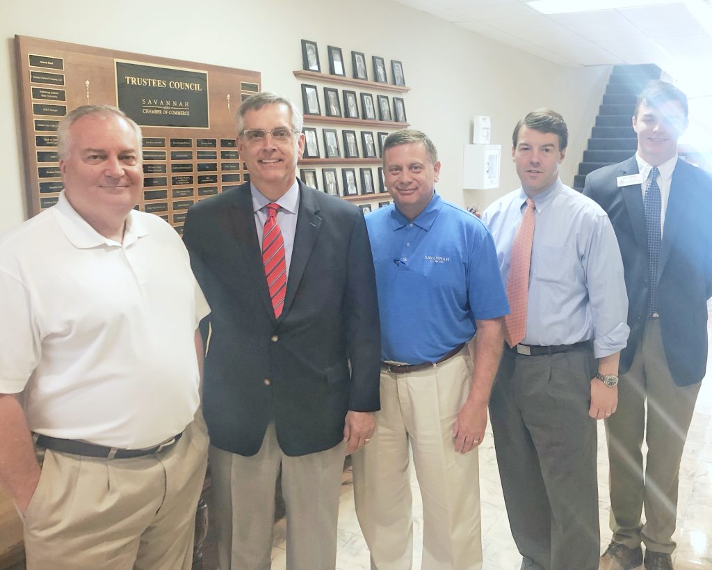 Georgia Secretary of State Visits Chamber Offices - Savannah Chamber
